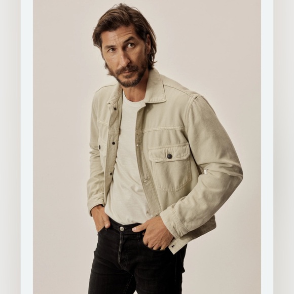 Buck Mason | Jackets & Coats | Buck Mason Tan Twill Trucker Jacket ...